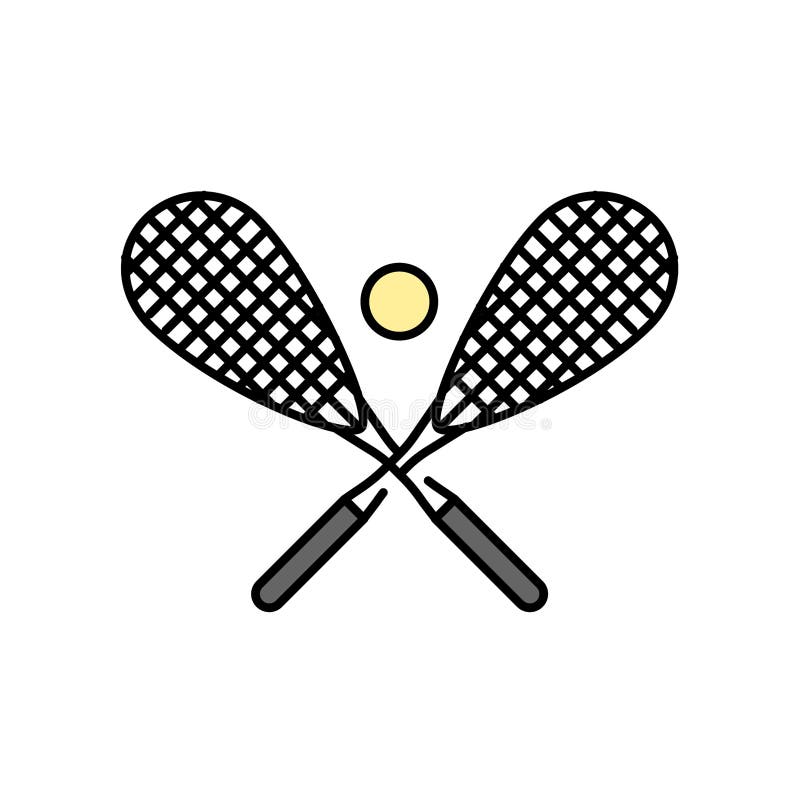 Squash Color Line Icon. Sign for Web Page, Mobile App Stock Vector ...