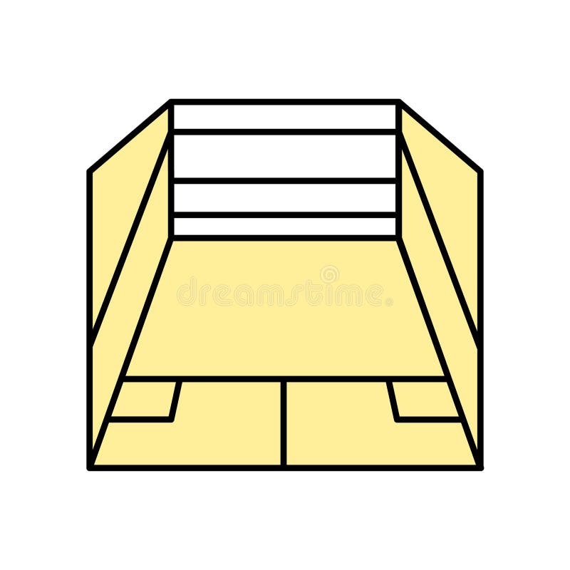 Squash Court Line Color Icon. Sign for Web Page, Mobile App Stock ...