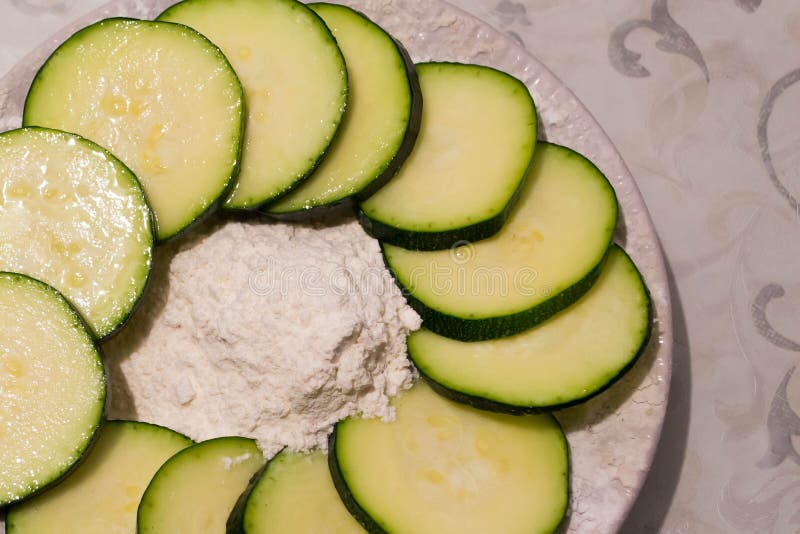 Squash with flour stock photo. Image of table, flour - 78511104