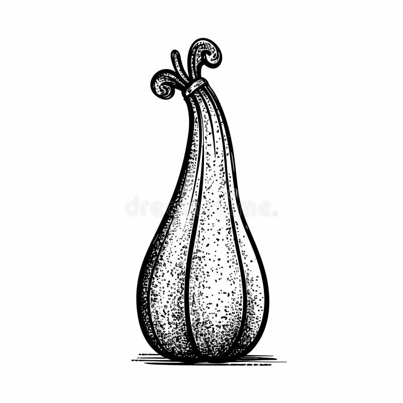 Squash Hand-drawn Illustration. Squash. Vector Doodle Style Cartoon ...