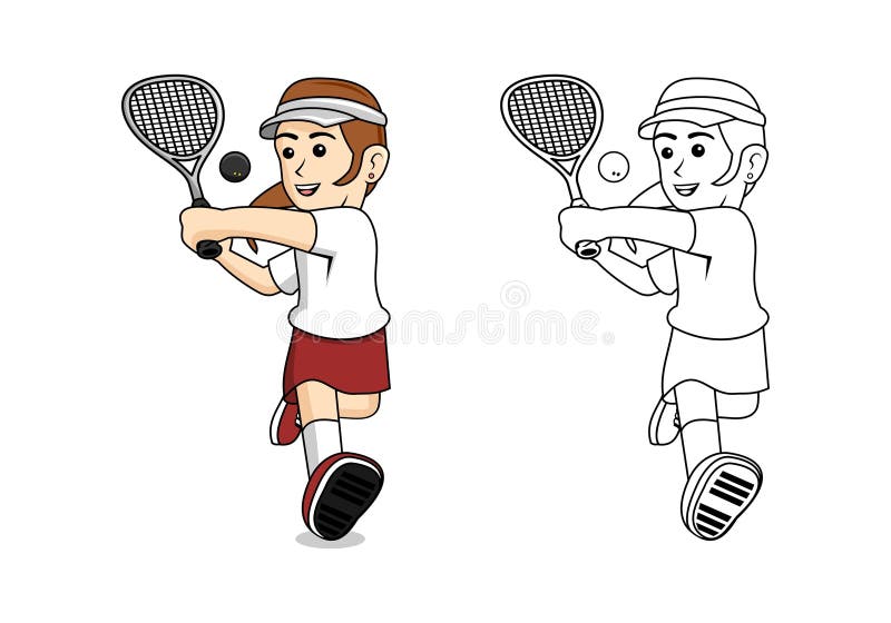 Squash Player Stock Illustrations – 638 Squash Player Stock ...