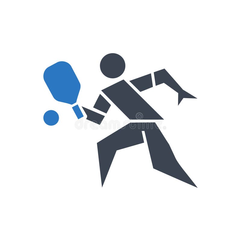 Squash Player Icon stock vector. Illustration of fitness - 374473855