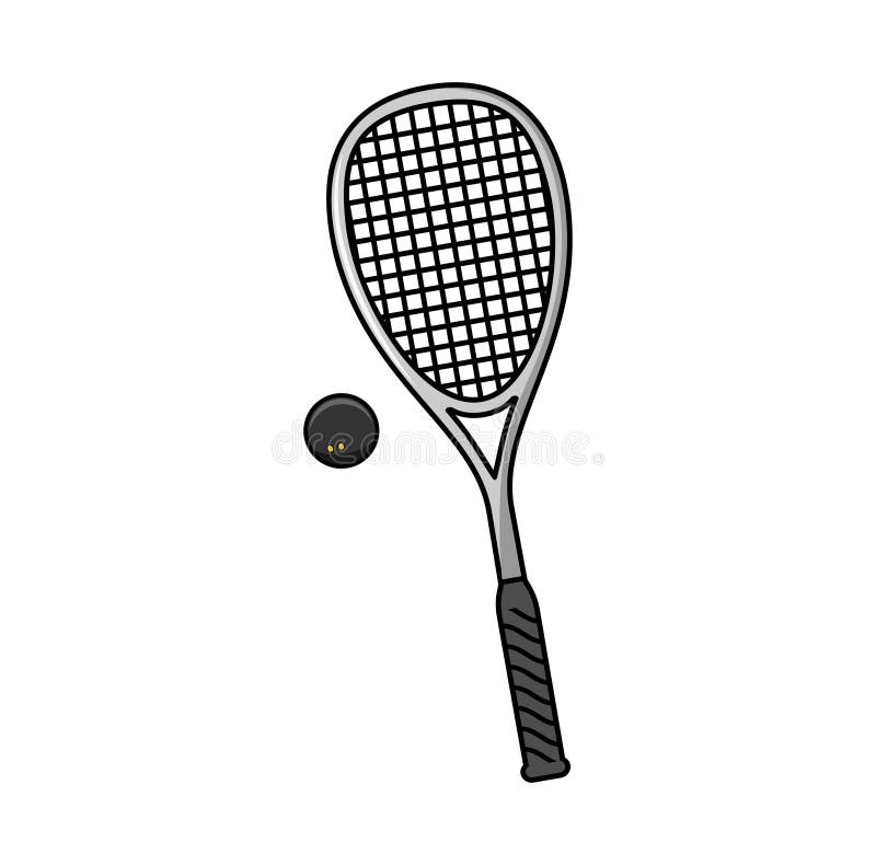 Squash Racket Stock Illustrations – 832 Squash Racket Stock ...