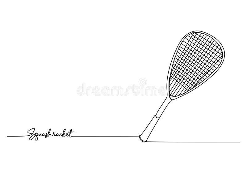 Squash Racket Stock Illustrations – 761 Squash Racket Stock ...