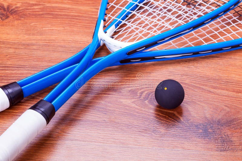 Squash rackets and ball stock image. Image of exercise - 37929769
