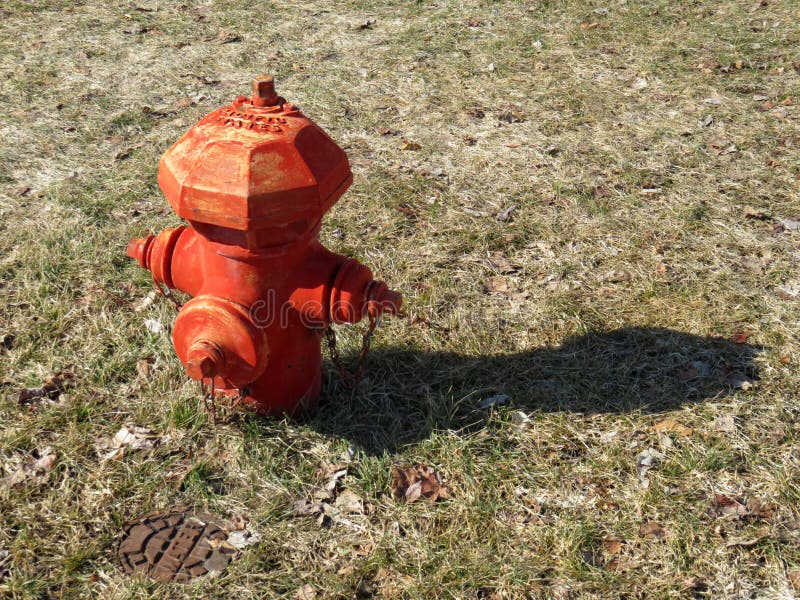 Squate Fireplug Red stock photo. Image of fireplug, fire - 86253310