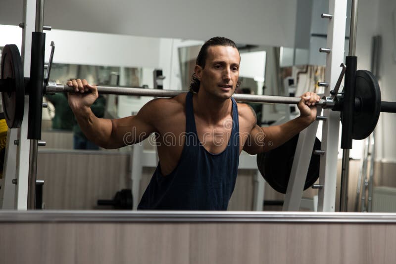 The Squatter stock image. Image of ethnicity, sport, barbell - 34164327