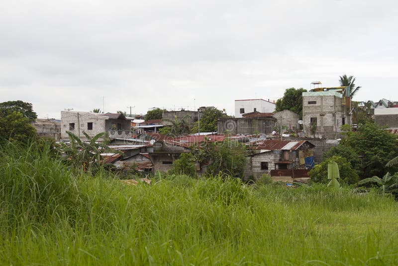 Squatter in Manila stock photo. Image of filthy, waste - 93198182