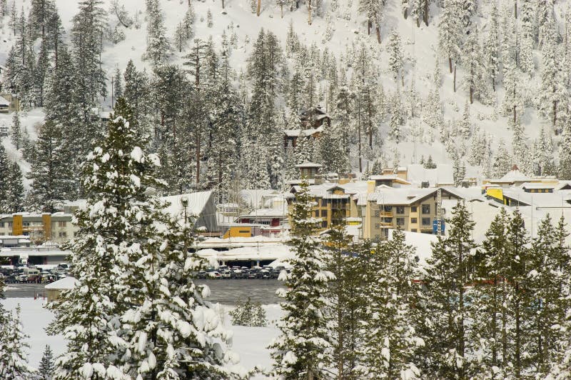 Squaw Valley ski resort stock image. Image of season - 14318469