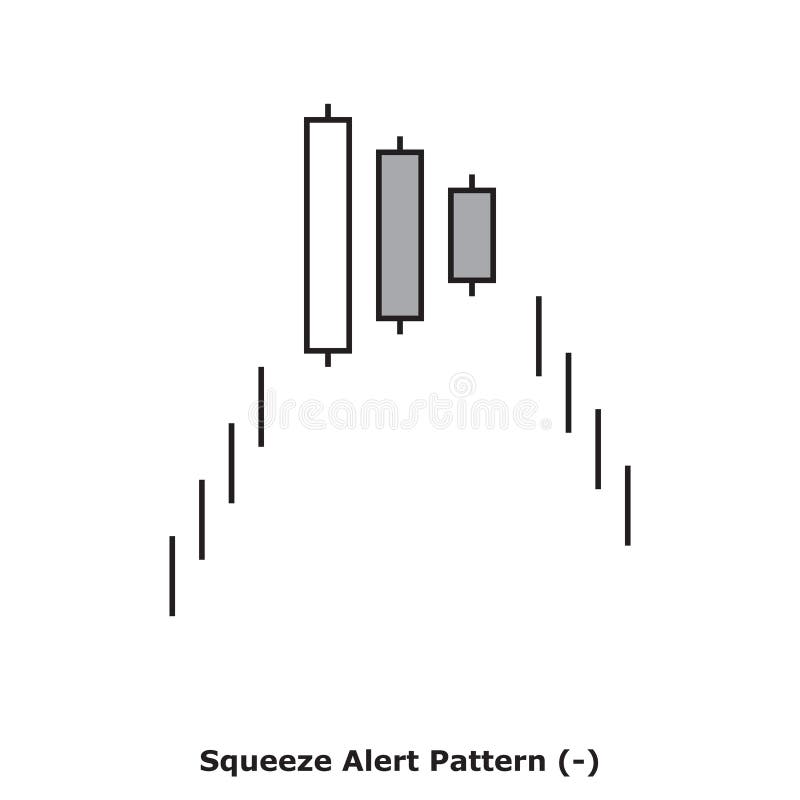 Squeeze Alert Pattern (-) White & Black - Square Stock Vector ...