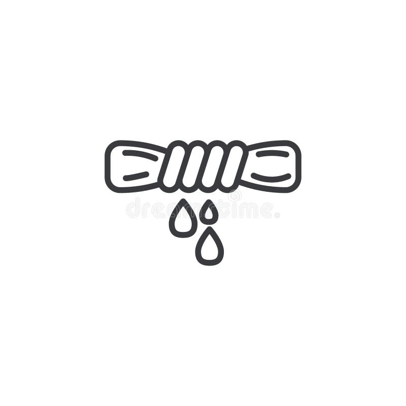 Do not squeeze icon vector stock vector. Illustration of symbol - 100549857