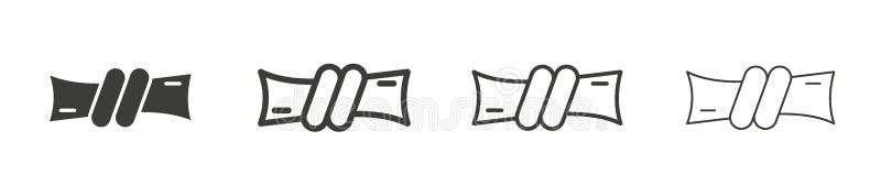 Squeeze Icon Vector Set on White Background Stock Vector - Illustration ...