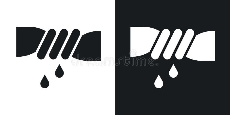 Squeeze Icon Vector Set on White Background Stock Illustration ...