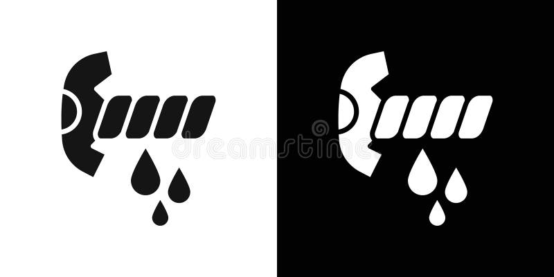 Squeeze Wet Laundry Icon Logo Set Vector Stock Vector - Illustration of ...