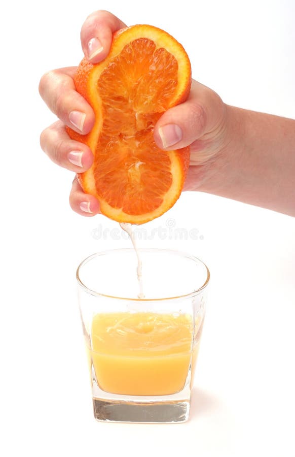 Squeezed orange juice stock photo. Image of summer, refreshment - 5399038