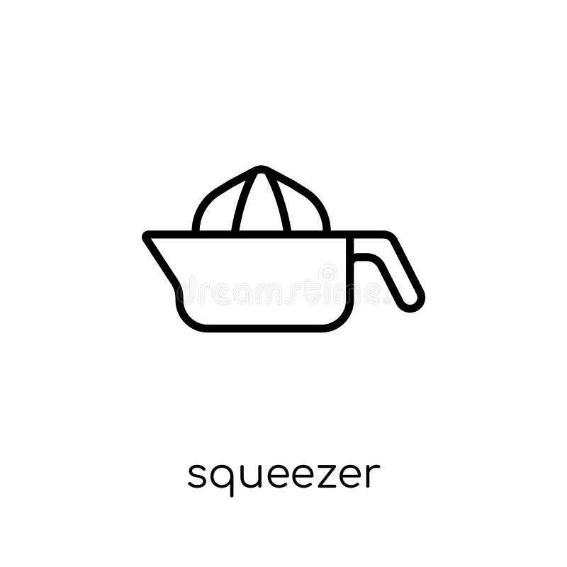 Squeezer Icon from Collection. Stock Vector - Illustration of household ...