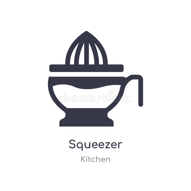 Squeezer Icon. Isolated Squeezer Icon Vector Illustration from Kitchen ...
