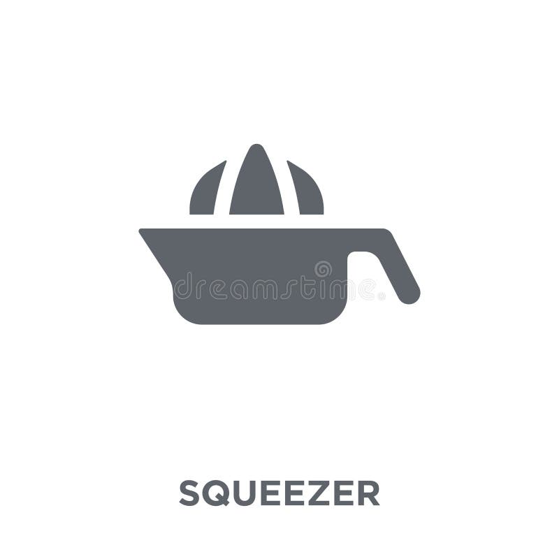 Squeezer Icon in Trendy Design Style. Squeezer Icon Isolated on White ...