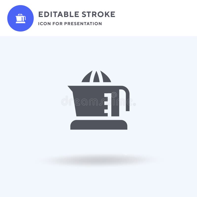 Squeezer Icon Vector, Filled Stock Vector - Illustration of vector ...