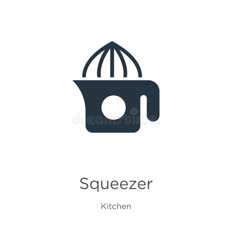 Squeezer Icon Vector. Trendy Flat Squeezer Icon from Kitchen Collection ...