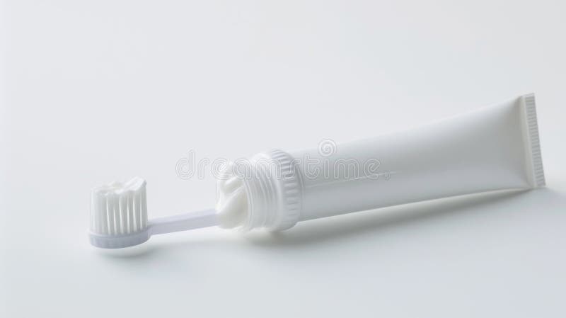 Squeezing Toothpaste Onto Brush Stock Image - Image of routine ...