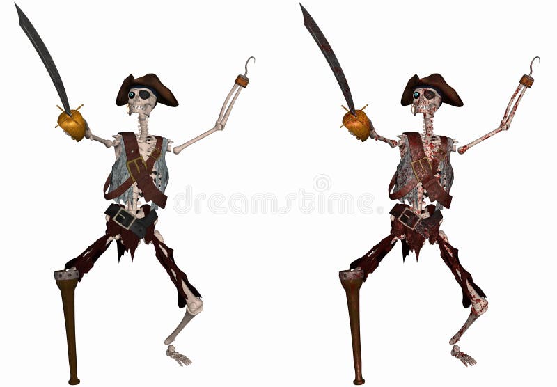 Squelette de Pirate illustration stock. Illustration of médical - 18022874