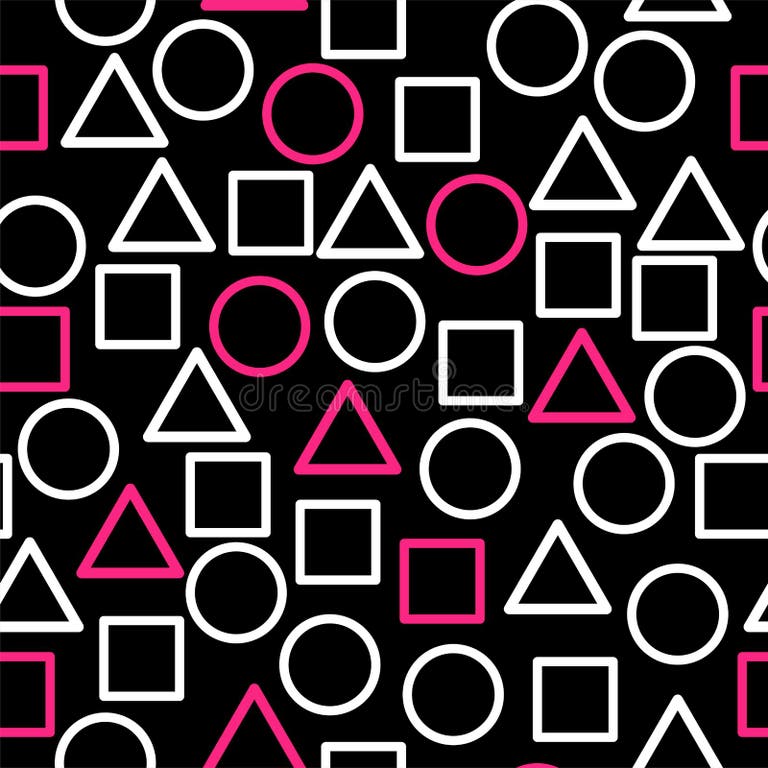 Squid Game Geometric Pattern Seamless Concept Version. Background for ...