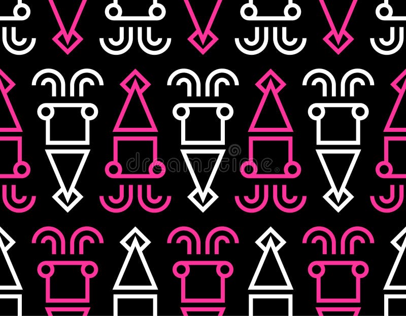 Squid Game Geometric Pattern Seamless Concept Version. Background for ...