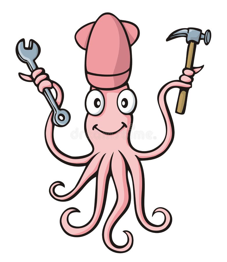 Squid Cartoon Stock Illustrations – 18,076 Squid Cartoon Stock ...