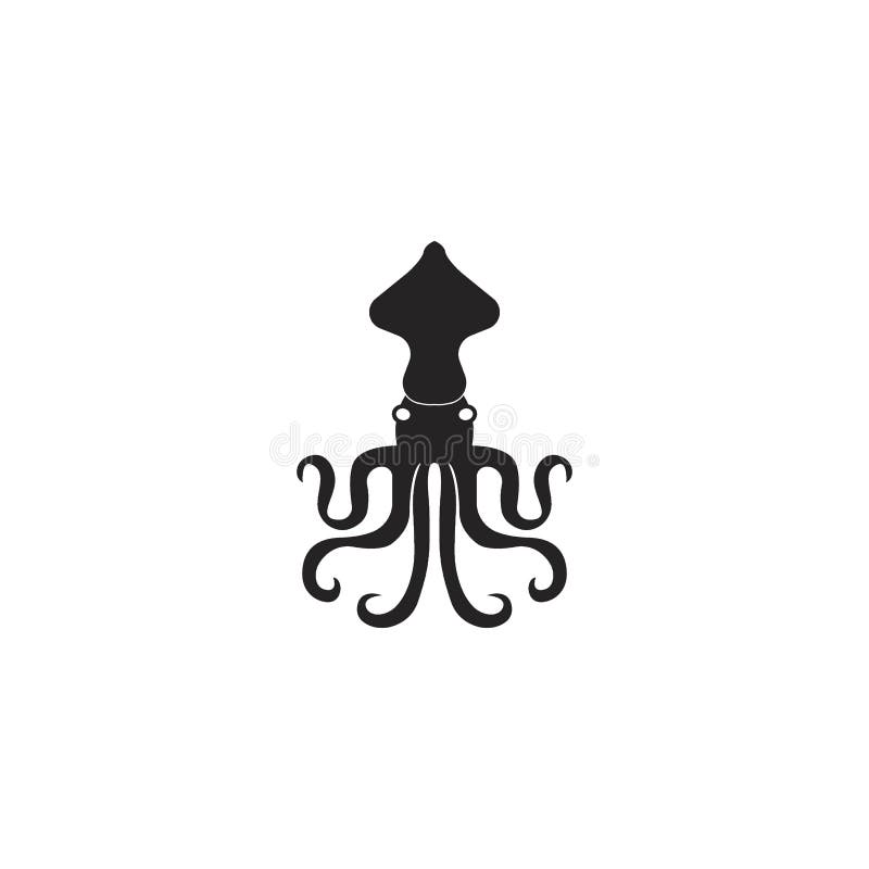 Squid icon stock vector. Illustration of wild, seafood - 239278214
