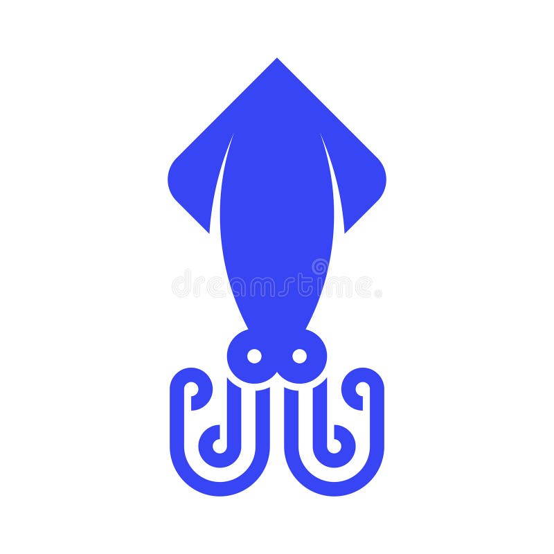 Squid logo stock illustration. Illustration of symbol - 334984875