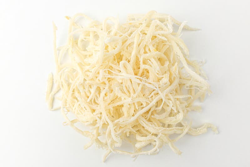 Squid Sticks on a White Background Stock Photo - Image of foodstuffs ...