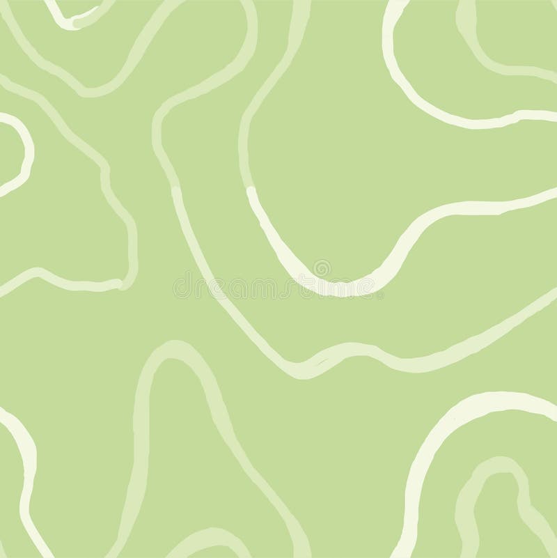 Squiggle Line Doodle Seamless Pattern. Creative Abstract Scribble Style ...