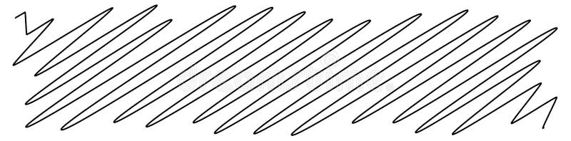 Squiggle, Scrawl, Curvy Lines Rectangular Element Vector Illustration ...