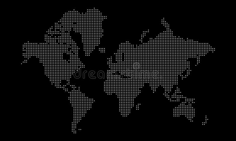 Asia Pacific Map Dotted Stock Illustrations – 254 Asia Pacific Map ...