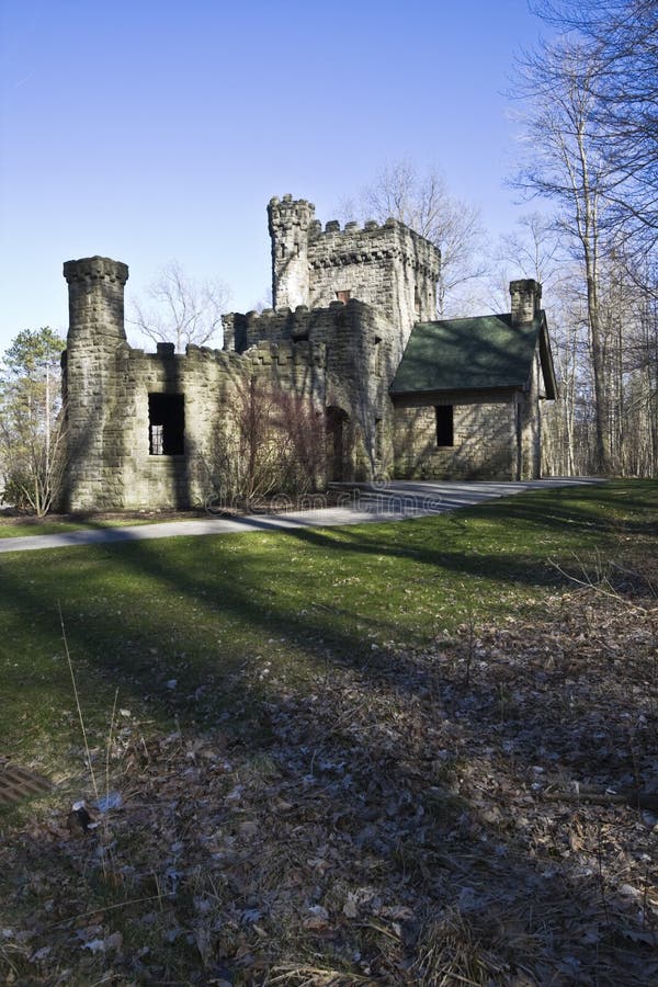 Squire S Castle in Cleveland, Ohio, Metroparks Stock Photo - Image of ...