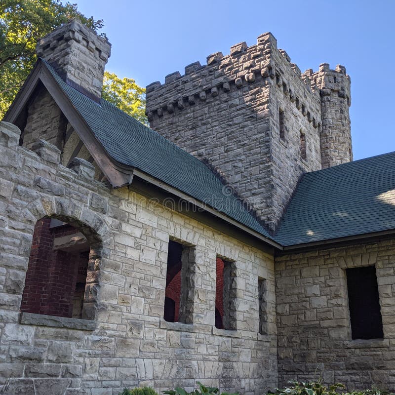 Squires Castle Located in the Cleveland Metroparks in Ohio Stock Photo ...