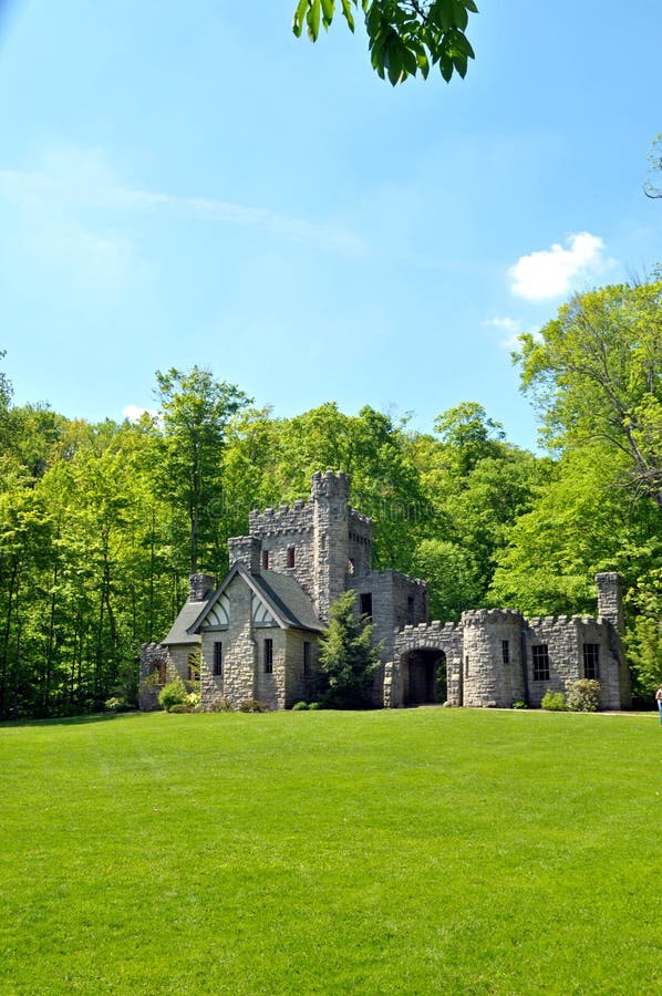 Squires Castle Located in the Cleveland Metroparks in Ohio Stock Photo ...