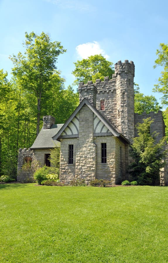 Squires Castle Located in the Cleveland Metroparks in Ohio Stock Photo ...