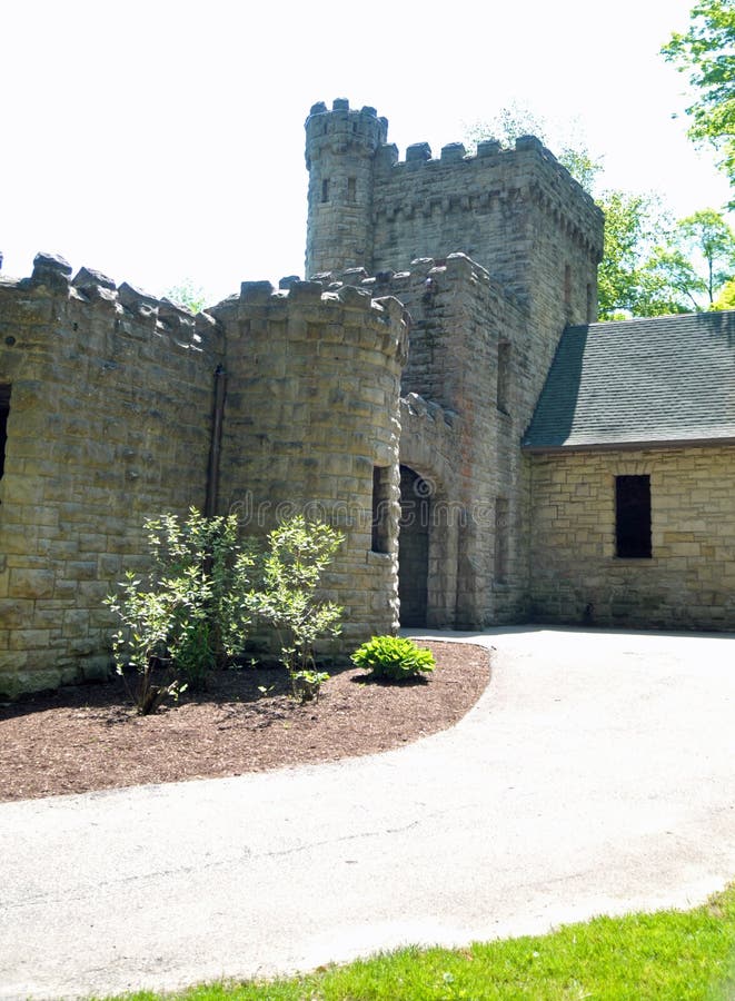 Squires Castle Located in the Cleveland Metroparks in Ohio Stock Photo ...