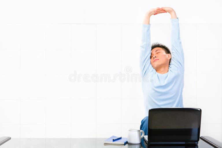 Squirming young man stock photo. Image of alone, book - 8724590