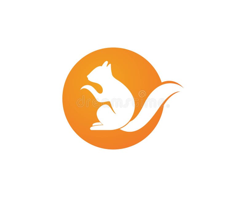 Squirrel Animals Logo and Symbols Template Icons App Stock Vector ...