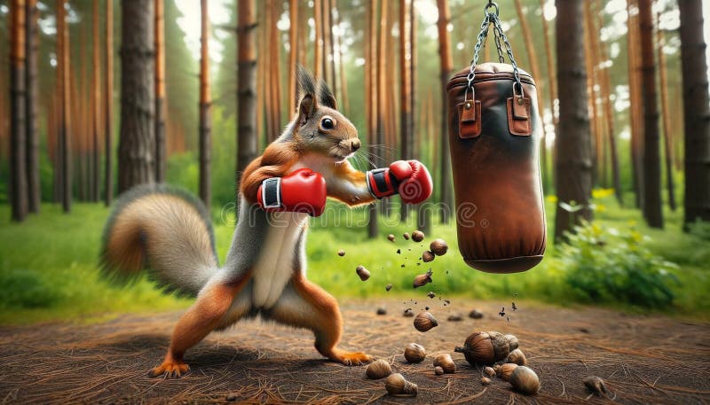 Fight Squirrel Stock Illustrations – 82 Fight Squirrel Stock ...