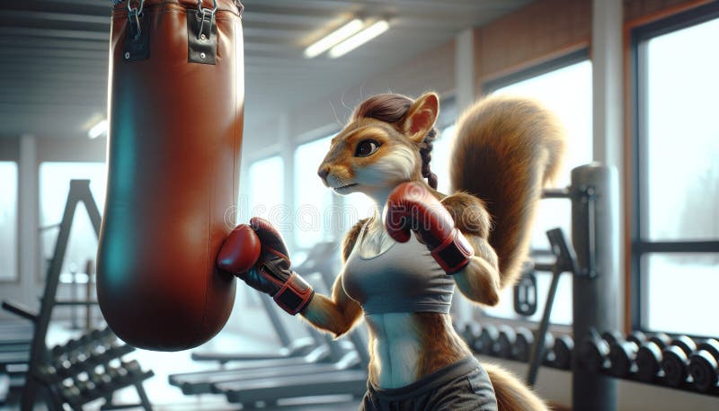 Squirrelpunchingbag Stock Illustrations – 5 Squirrelpunchingbag Stock ...