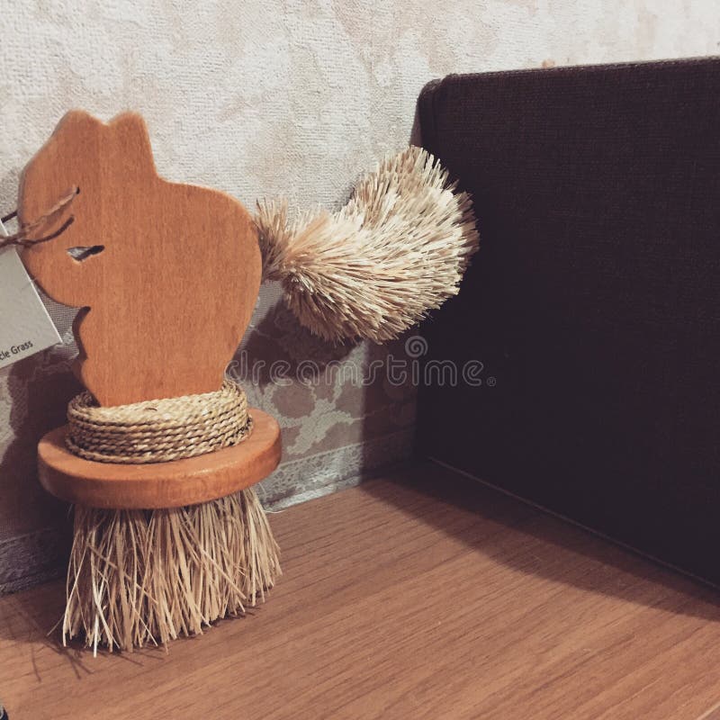 Squirrel brush editorial stock image. Image of handmade - 96684774