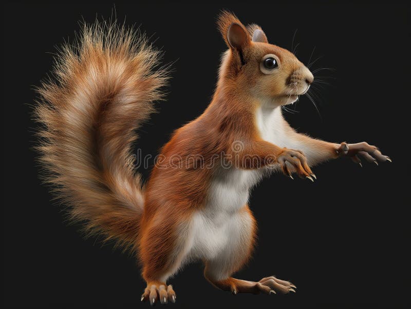 Squirrel Dance stock image. Image of animal, design - 309725173