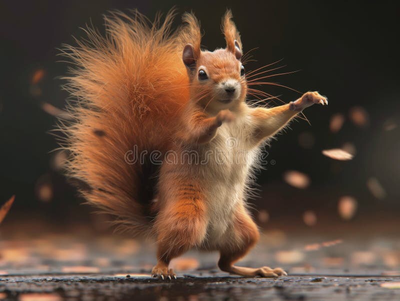 Squirrel Dance stock photo. Image of artistic, dancing - 309729228