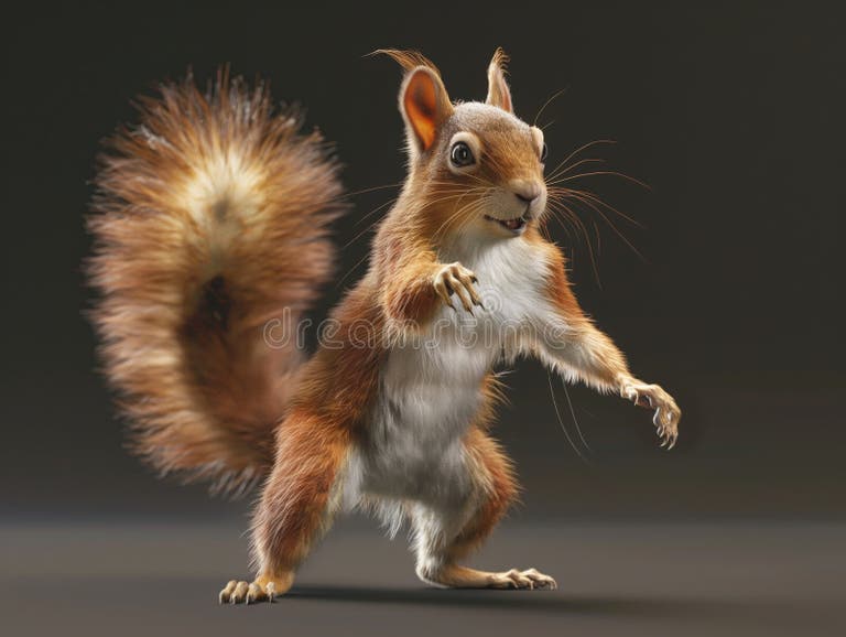 Squirrel Dance stock photo. Image of animal, imaginative - 309730496