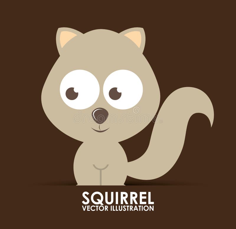 Squirrel design stock illustration. Illustration of clip - 49527052