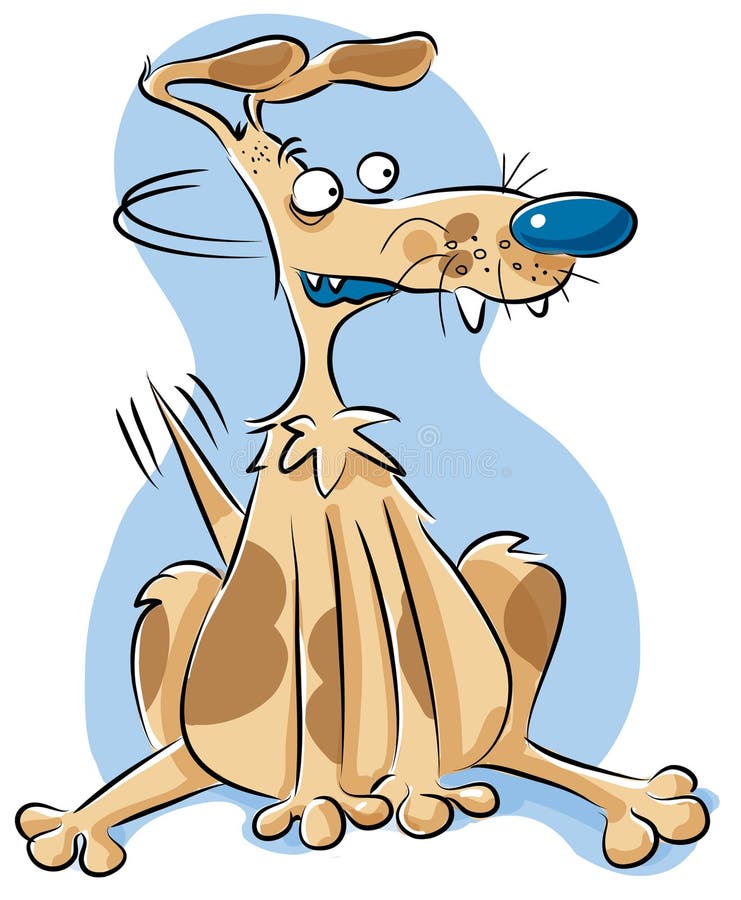 Squirrel Dog stock illustration. Illustration of spotted - 58907591